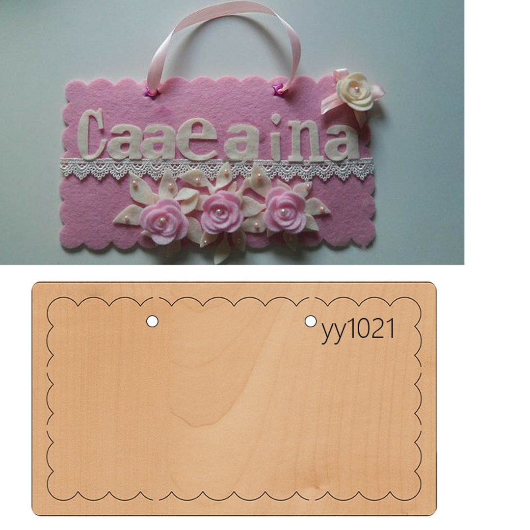 Wooden Die-cutting Clipboard Craft Knife Door Brand Cutter Mold YY1021 ...