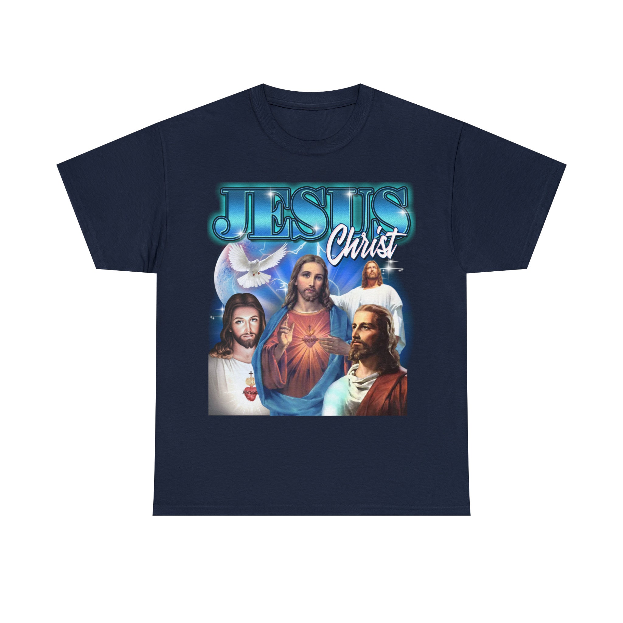 Jesus Christ Vintage 90s Bootleg Fan Tshirt, Happy Birthday Jesus Tee ...