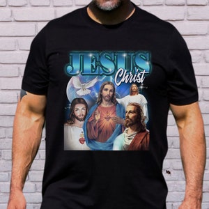 Jesus Christ Vintage 90s Bootleg Fan Tshirt, Happy Birthday Jesus Tee ...