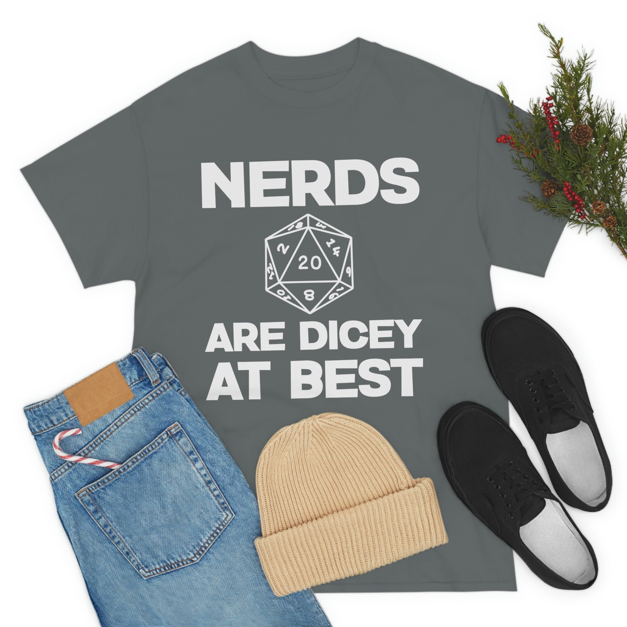 Nerds Are Dicey at Best Dungeons and Dragons Sweater, RPG Sweatshirt ...