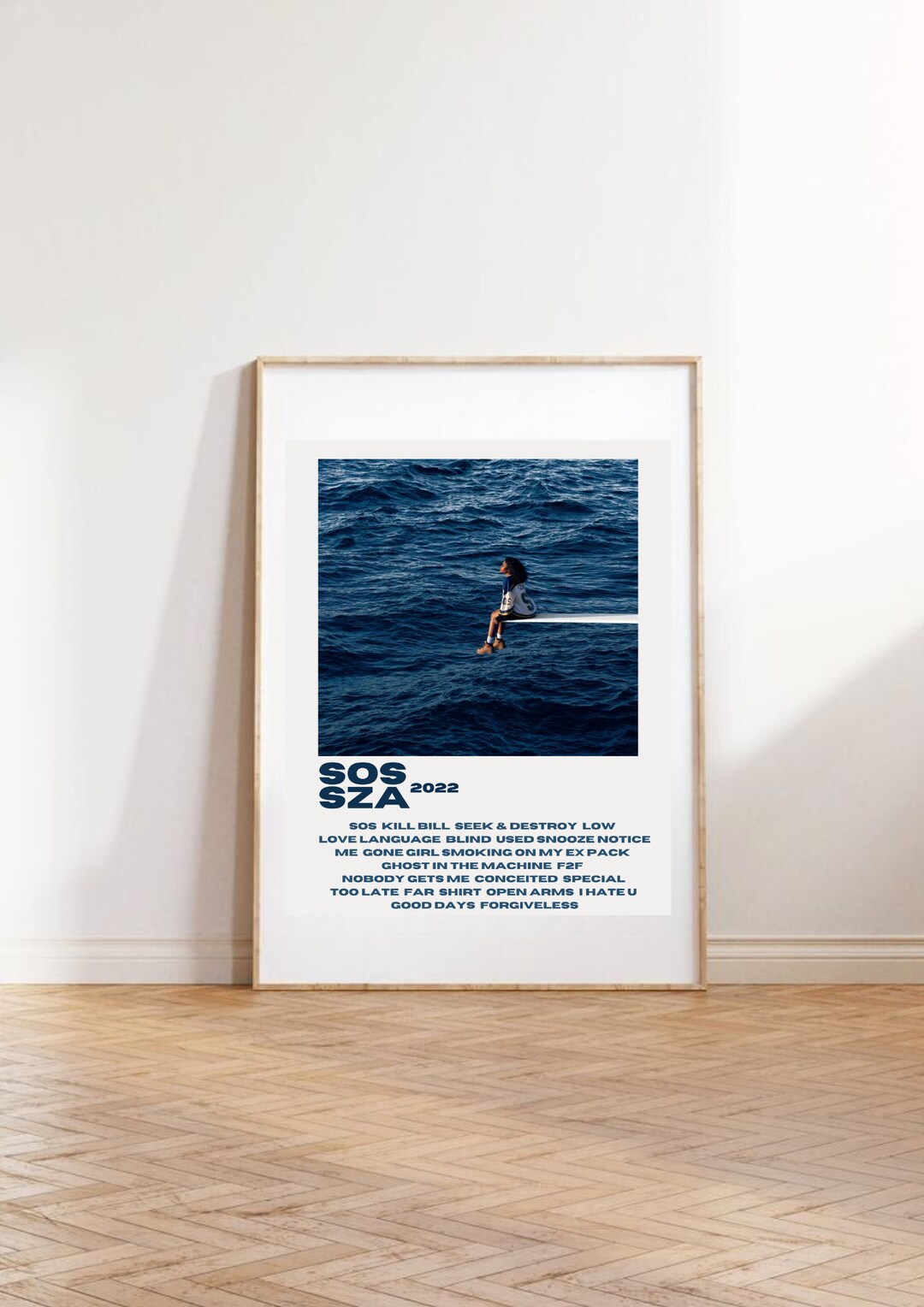 2 Piece Wall Art SZA Retro Bundle Poster Digital Artwork CTRL SOS Album ...