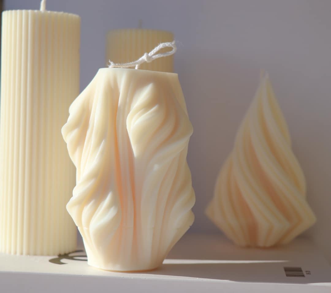 Spiral Swirl Candle / Spiral Cone / Unique Swirled Candles / Scented ...