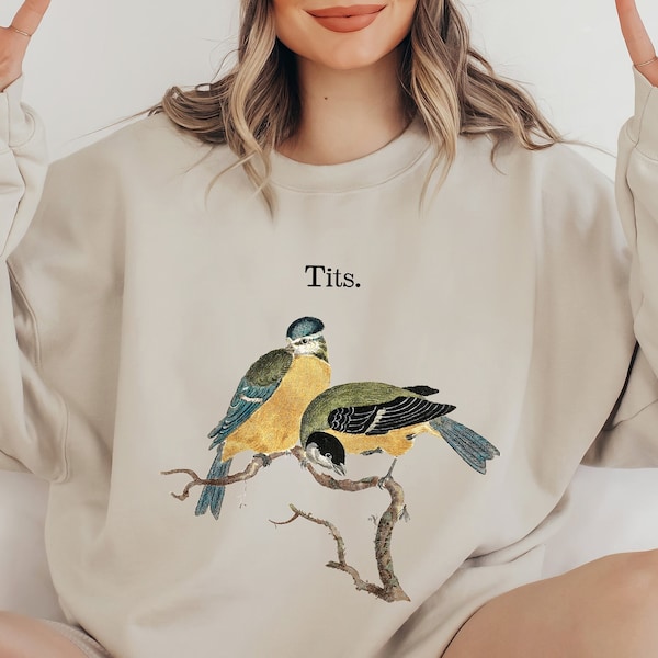 Bird Sweatshirt Tits - Etsy