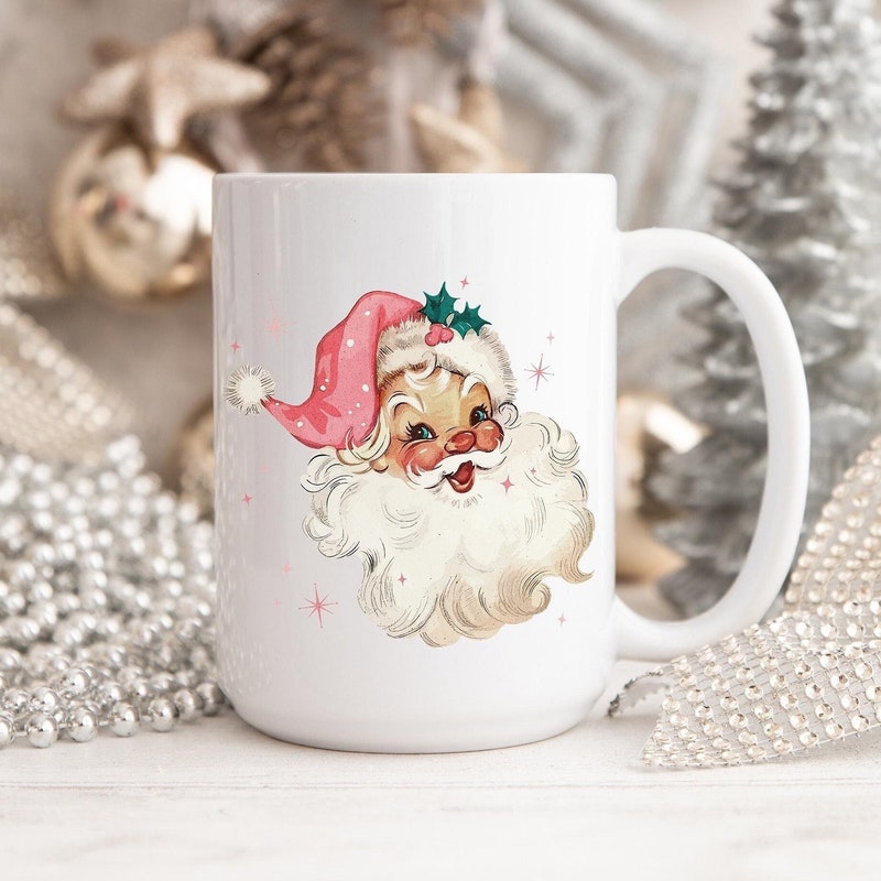 Vintage Santa Mugs - Etsy