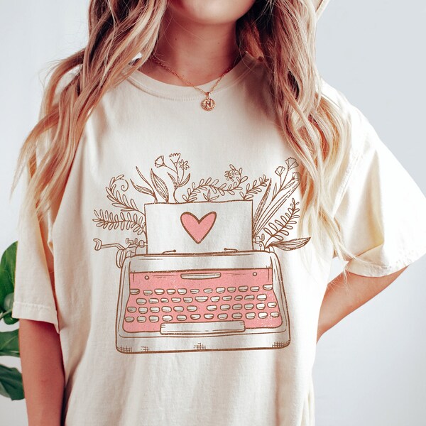 Typewriter Tshirt - Etsy