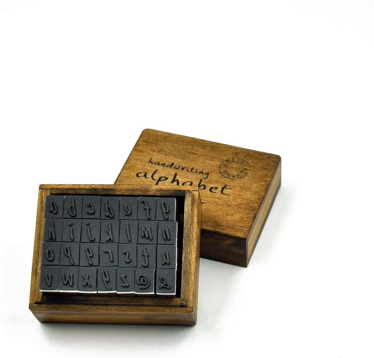 Letter Stamp Alphabet Stamp Wooden Capital Letter for Journaling ...