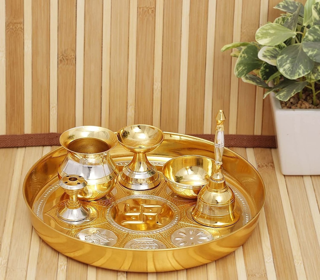 Special Puja Thali Set for Diwali Poojan/pooja Room/diwali Gifting ...