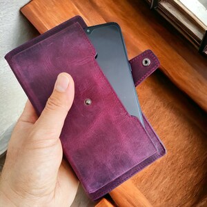 Personalized Wallet, Phone Case Wallet and Handbag, Geniune Leather ...