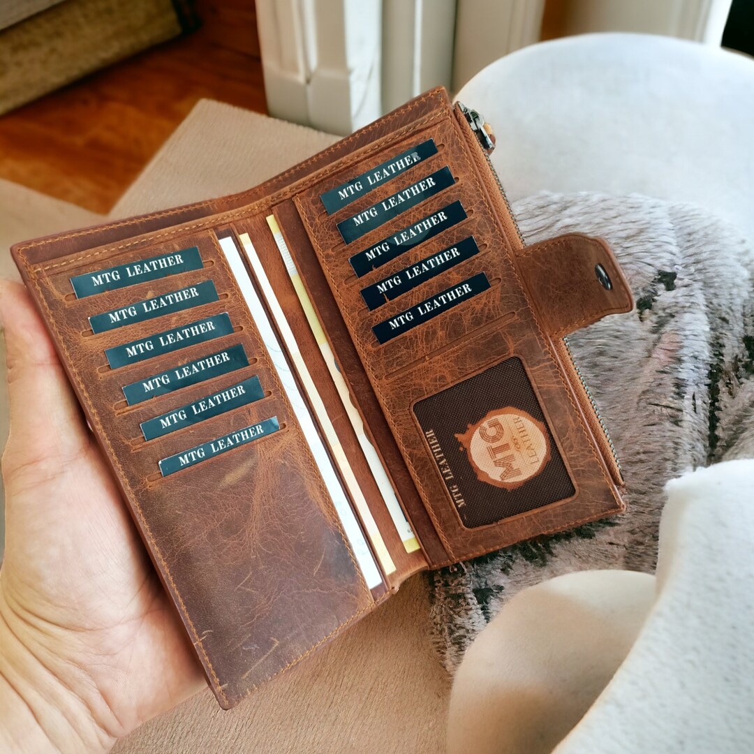 Leather Wallet, Valentine Day Gift, Womens Purse, Leather Wallet Women ...