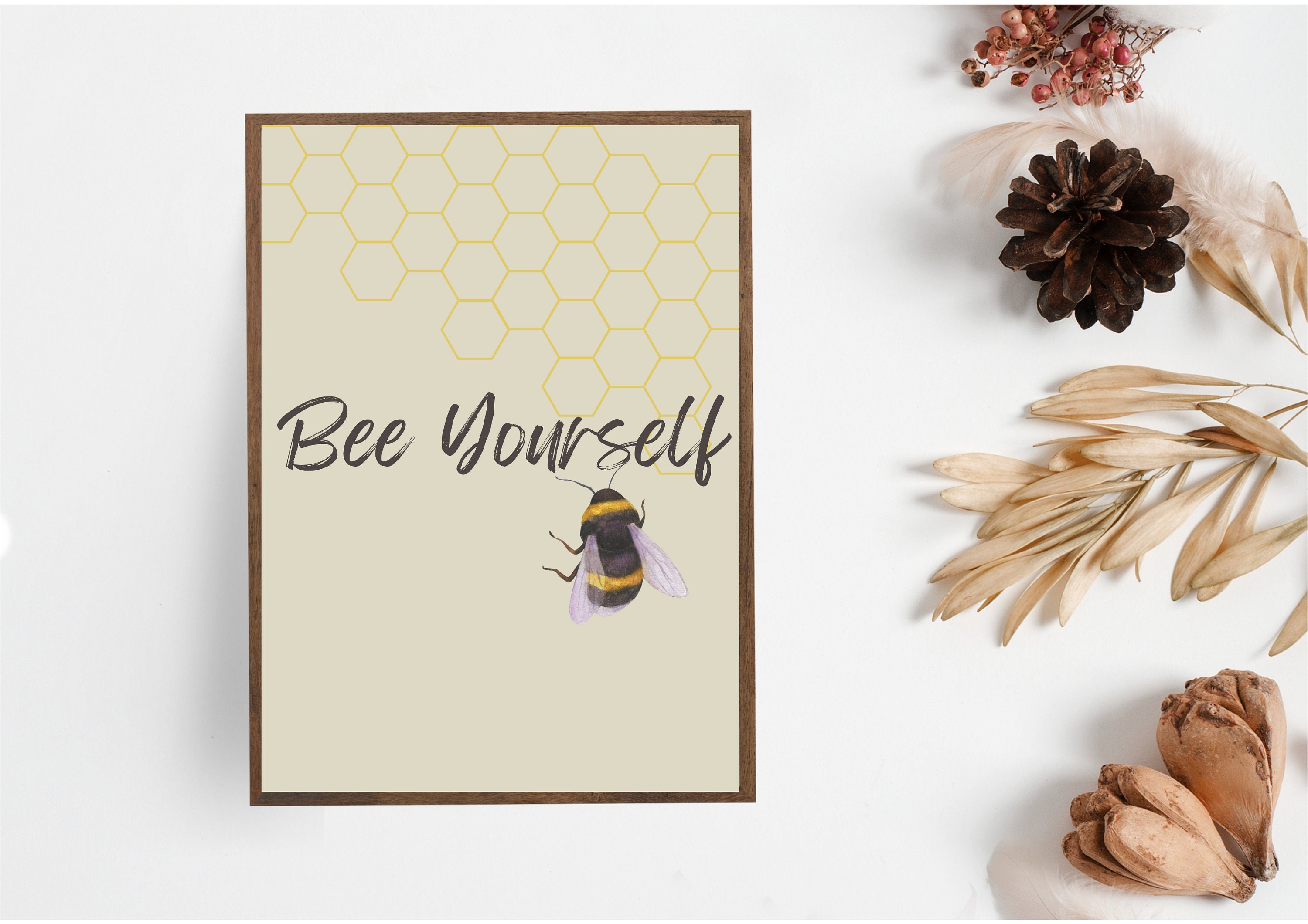 Bee Printable Artwork Digital Download - Etsy