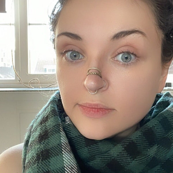 Fake Large Nose Ring - Etsy