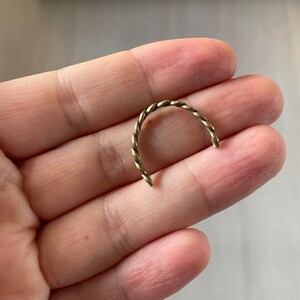 Braids Nose Bridge Cuff, No Piercing Nose Cuff, Fake Nose Ring, Pearl ...