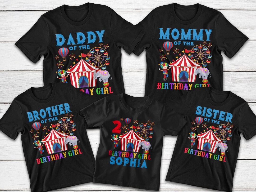 Carnival Circus Birthday Shirt, Carnival Birthday Shirt, Birthday Shirt ...
