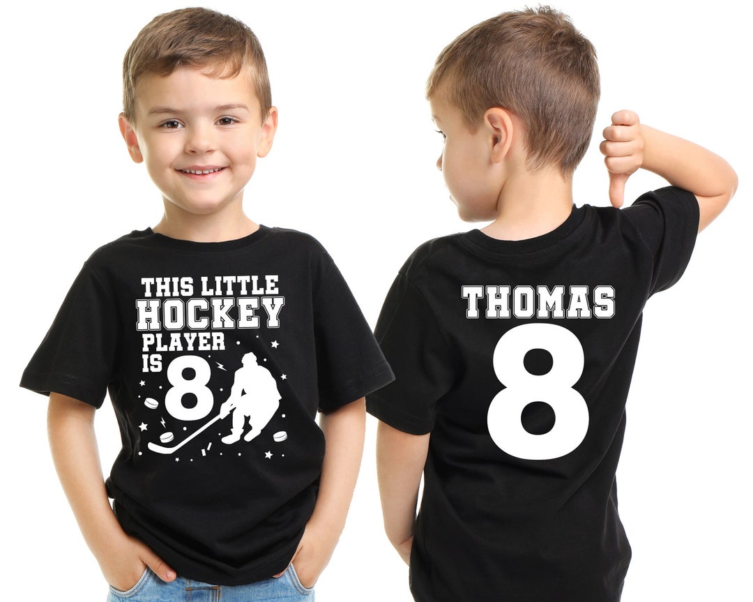 Ice Hockey Birthday Boy Shirthockey Theme Birthday Party - Etsy