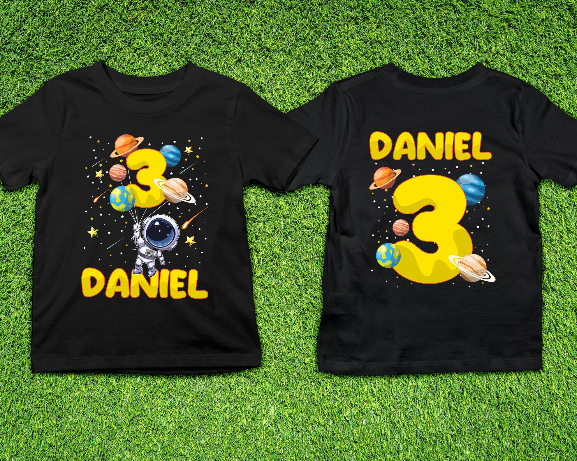 Custom Astronaut Birthday Shirt Personalized Astronaut - Etsy