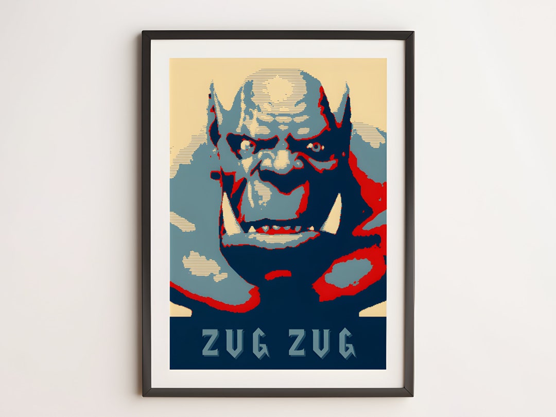 Train Train Orc Poster Gaming Fantasy Art Digital Print, Fantasy Gaming ...