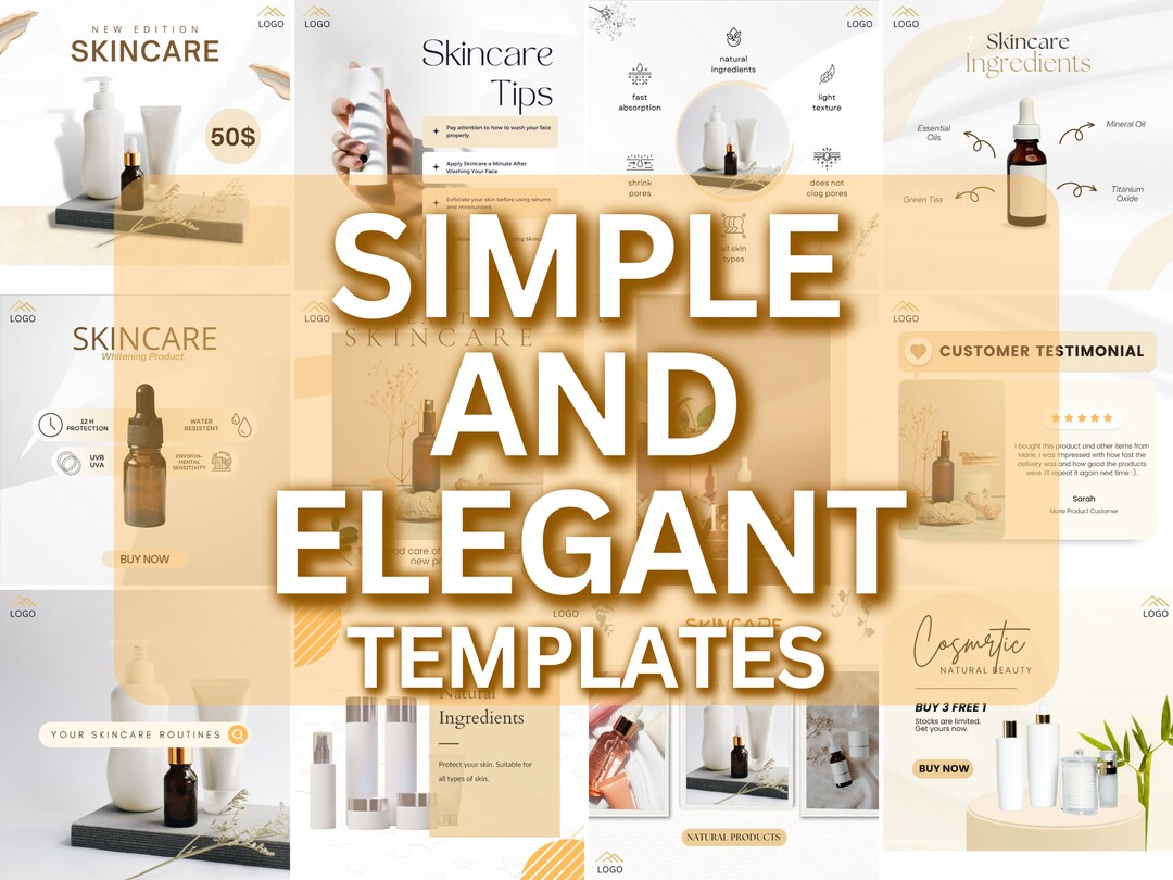 Simple and Elegant CANVA Templates - Etsy
