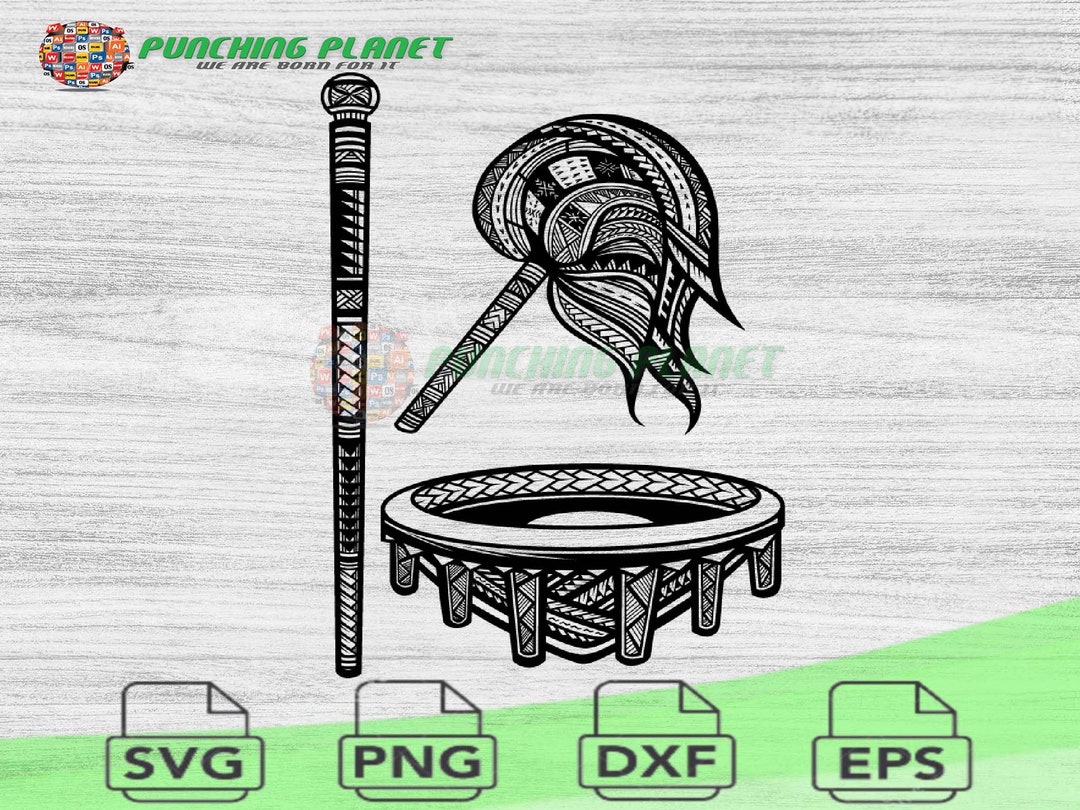 Samoan Tanoa Fue Tootoo Svg Traditional Samoan Kava Bowl - Etsy Canada