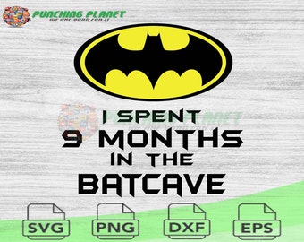 9 Months in Batcave - Etsy