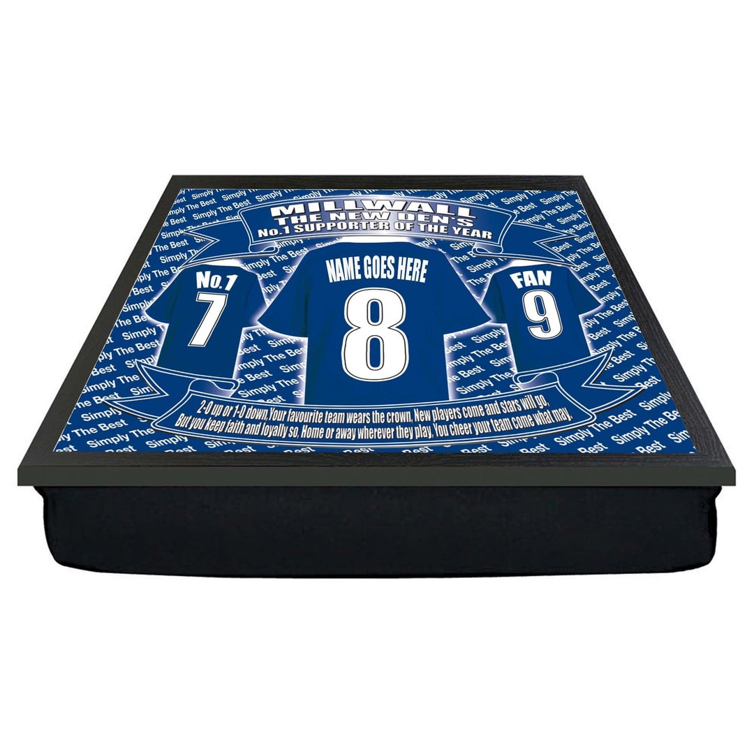 Mill-wall Personalised Football Shirt Lap Tray Gift - Etsy