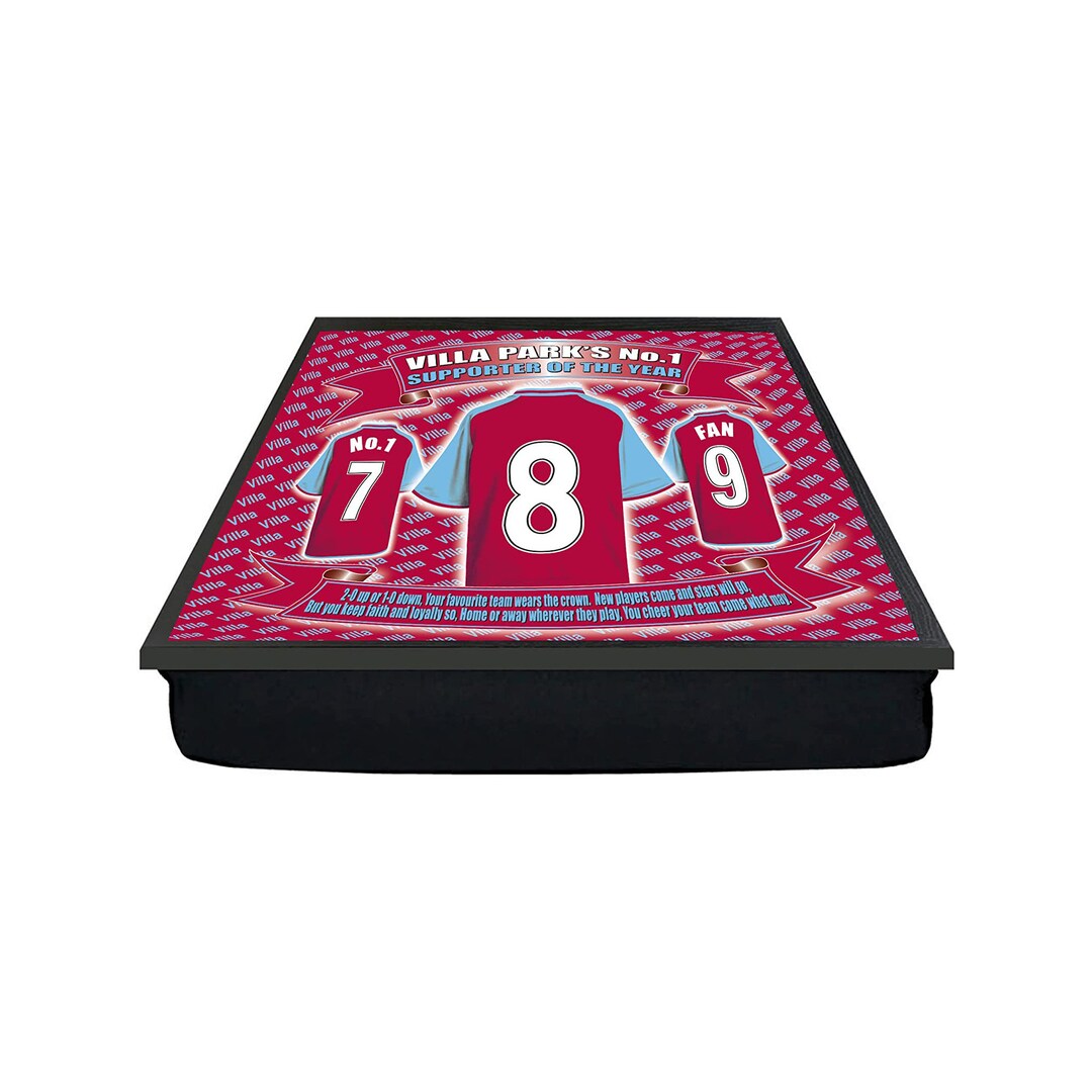 The Villa Football Shirt Lap Tray Team-aston Gift - Etsy UK