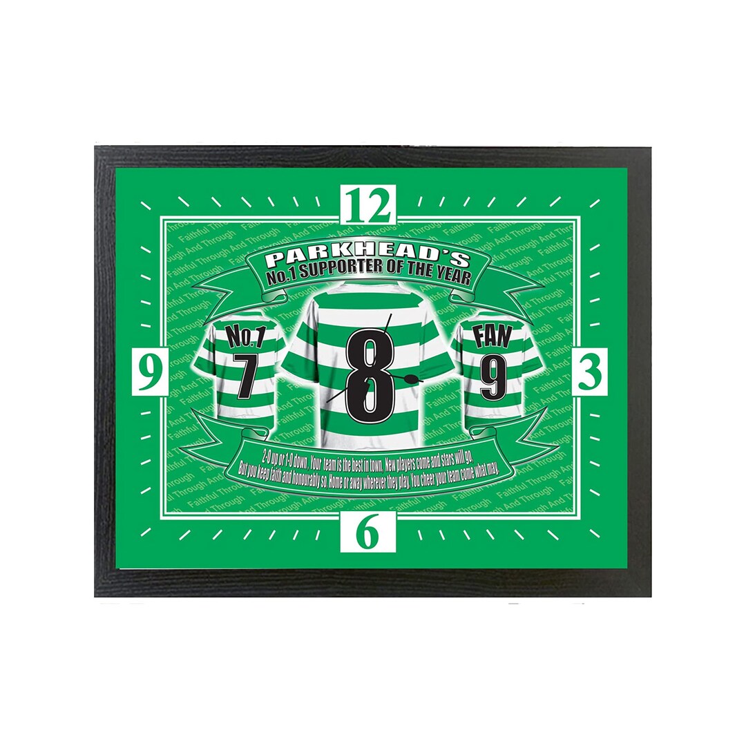 The Celts Football Shirt Clock Gift Present - Etsy