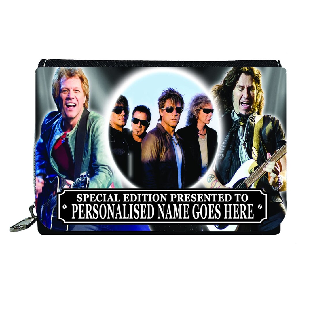 Bon-jovi Bongiovi Personalised Icon Gift Purse - Etsy UK