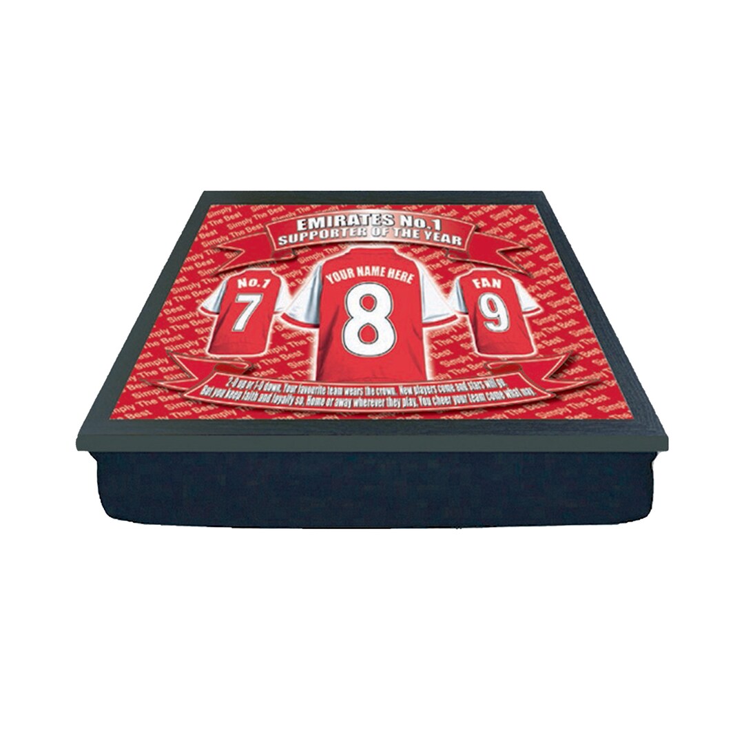 Gooners Football Shirt Personalised Lap Tray Gift - Etsy