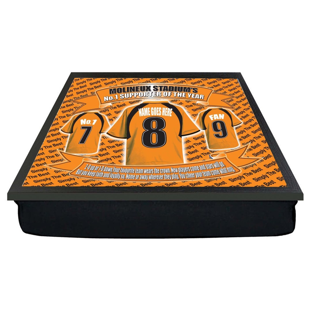 Wolves Personalised Football Shirt Lap Tray Gift - Etsy