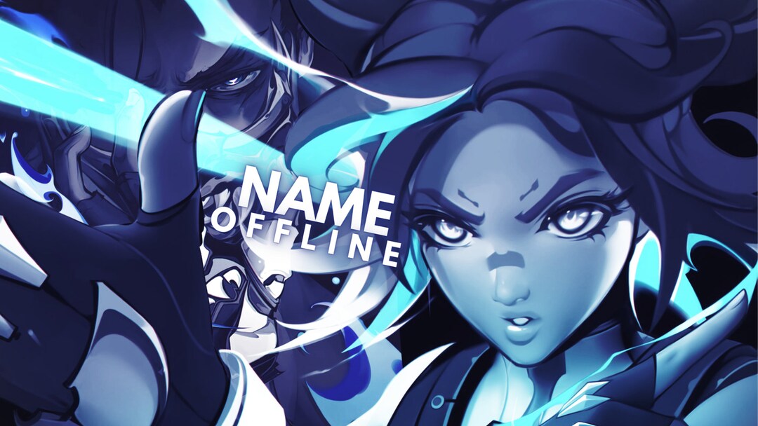 Neon Yoru Twitch Valorant Banner - Etsy