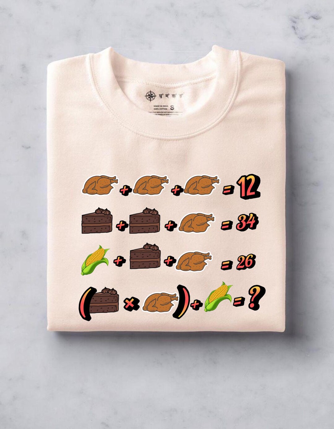 Funny Math Meme Equation Thanksgiving Nerd Humor Design - Etsy