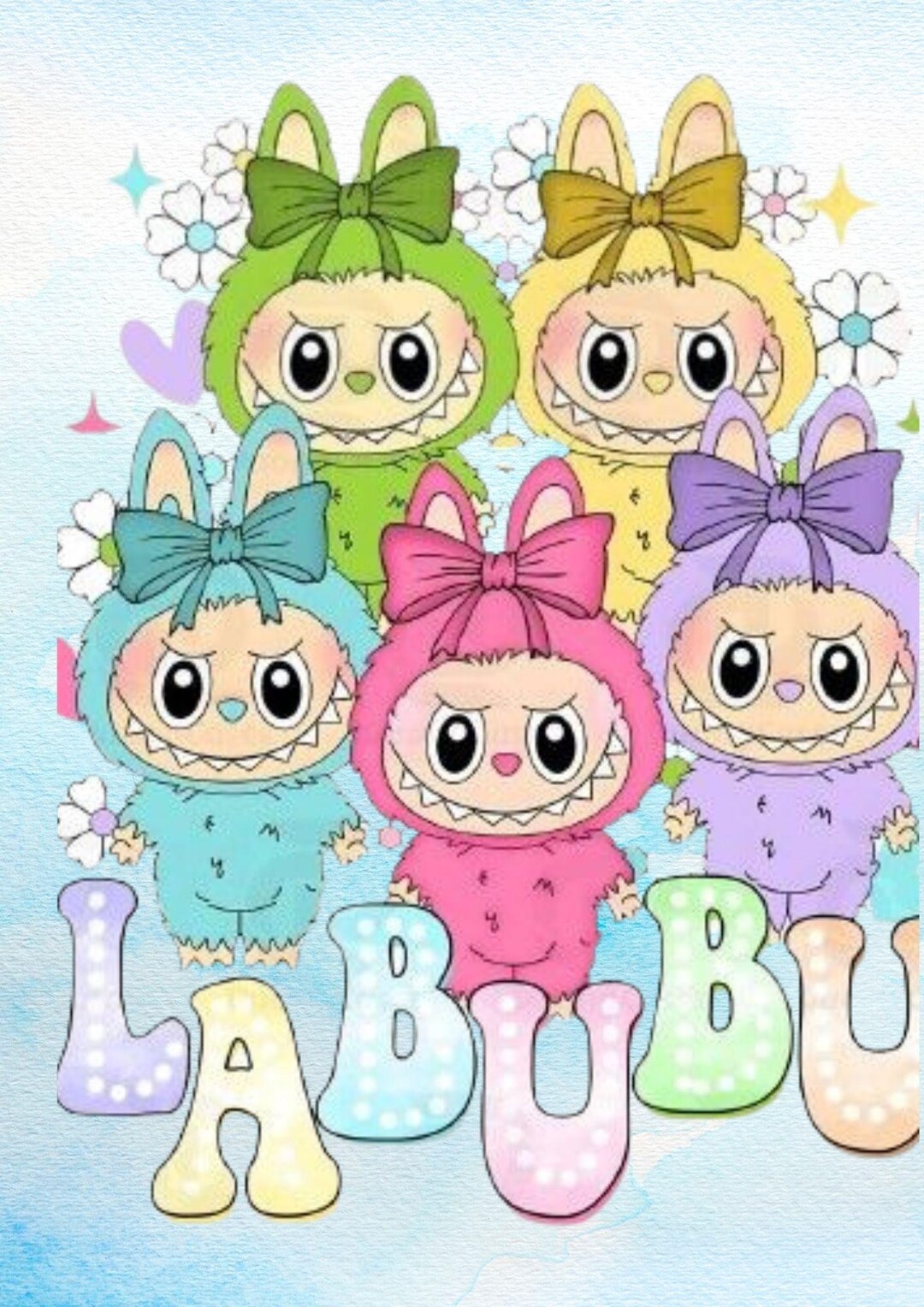 Labubu Inspired Composition Books Note Book School Supplies Cute Book ...