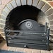 24” Hand Forged Fire Basket , Traditional Design, Solid Iron Grate ...