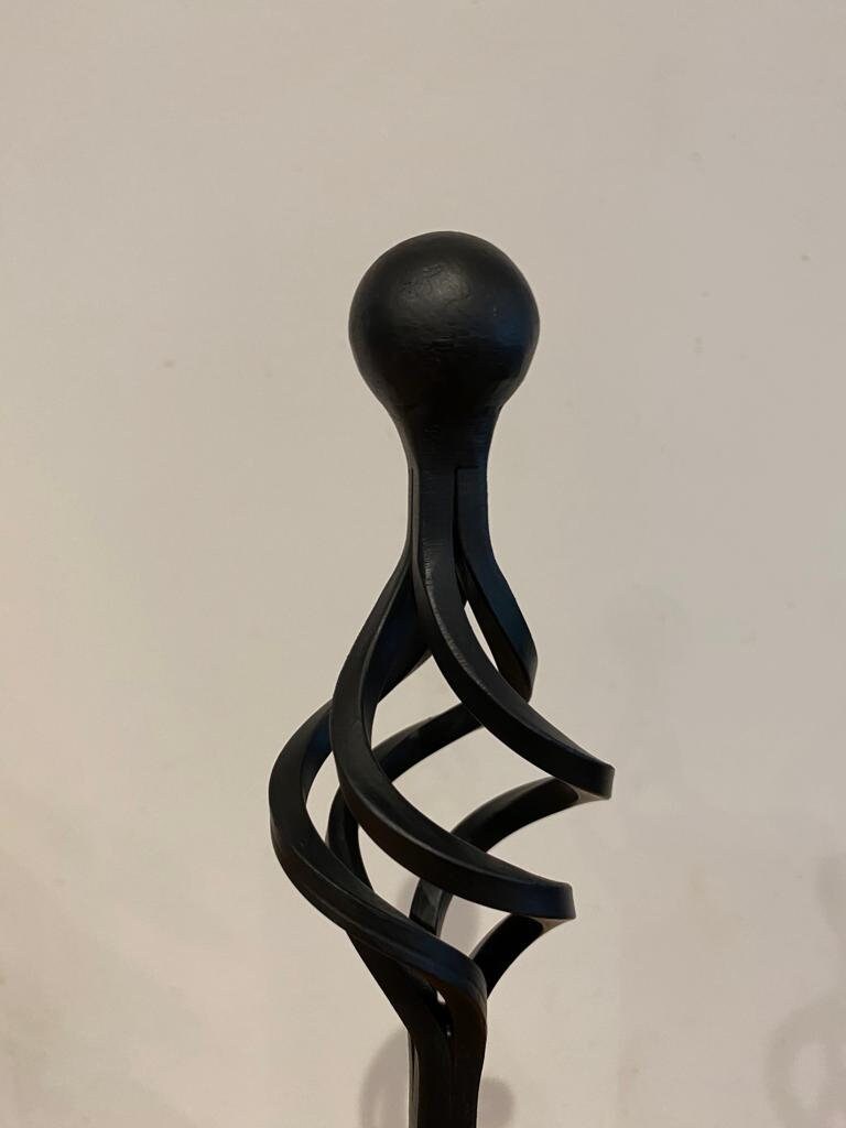 Hand Forged Wrought Iron Fire Poker With Stand - Etsy UK