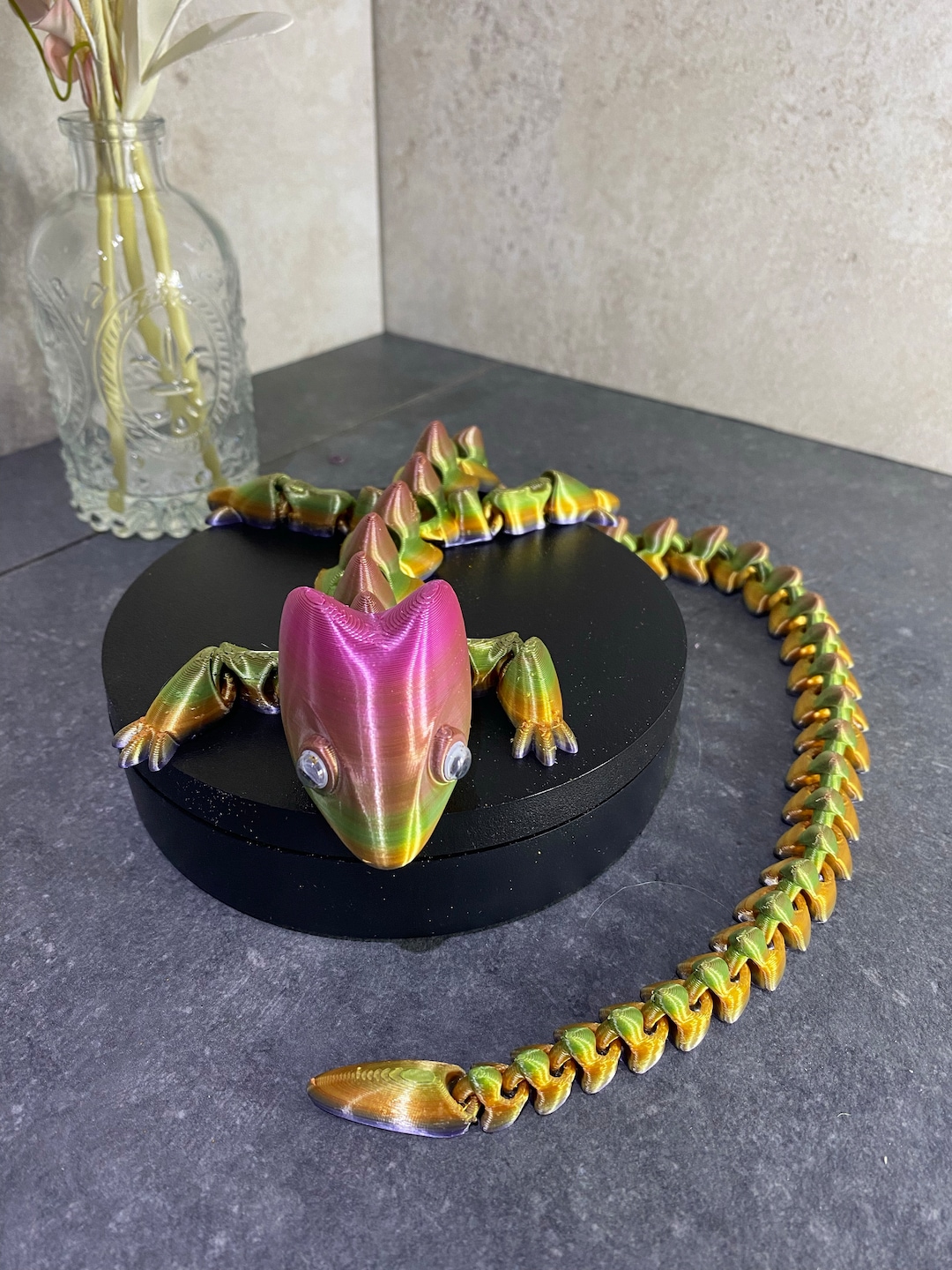 This 3D Printed Dragon is Both Cute and Colourful, With Articulated ...