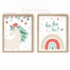 3 Unicorn Printable Posters for Pink Kids Room Decor, Rainbow Magic ...