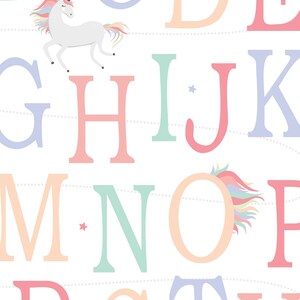 Colorful Numbers 1-20 & Alphabet Print, Rainbow Counting Poster ...