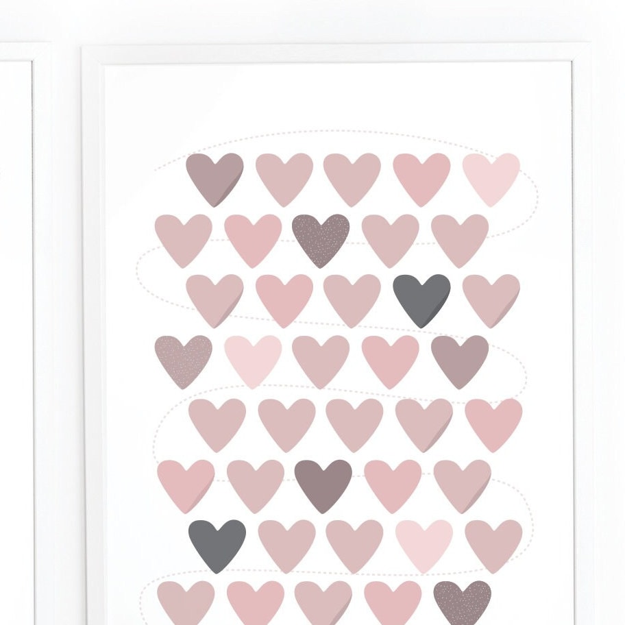 Set of 3 Unicorn Printable Posters With Child's Initial and Name ...