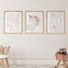 Cute UNICORN Poster Alphabet Printable ABC Learning Digital Files ...