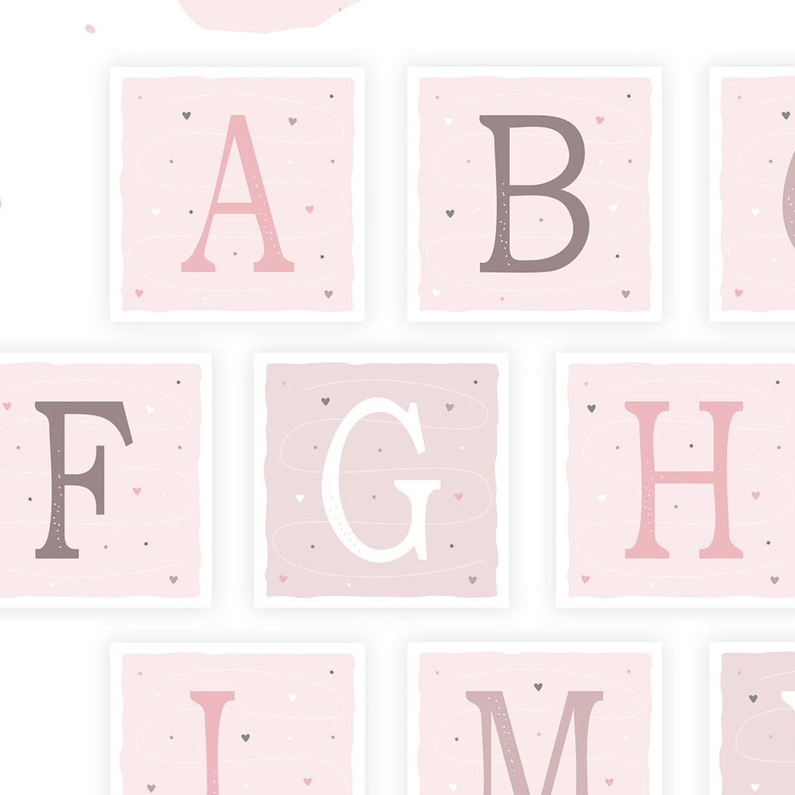 Learning Alphabet Cards for Kids, ABC Printable Files, Educational ...