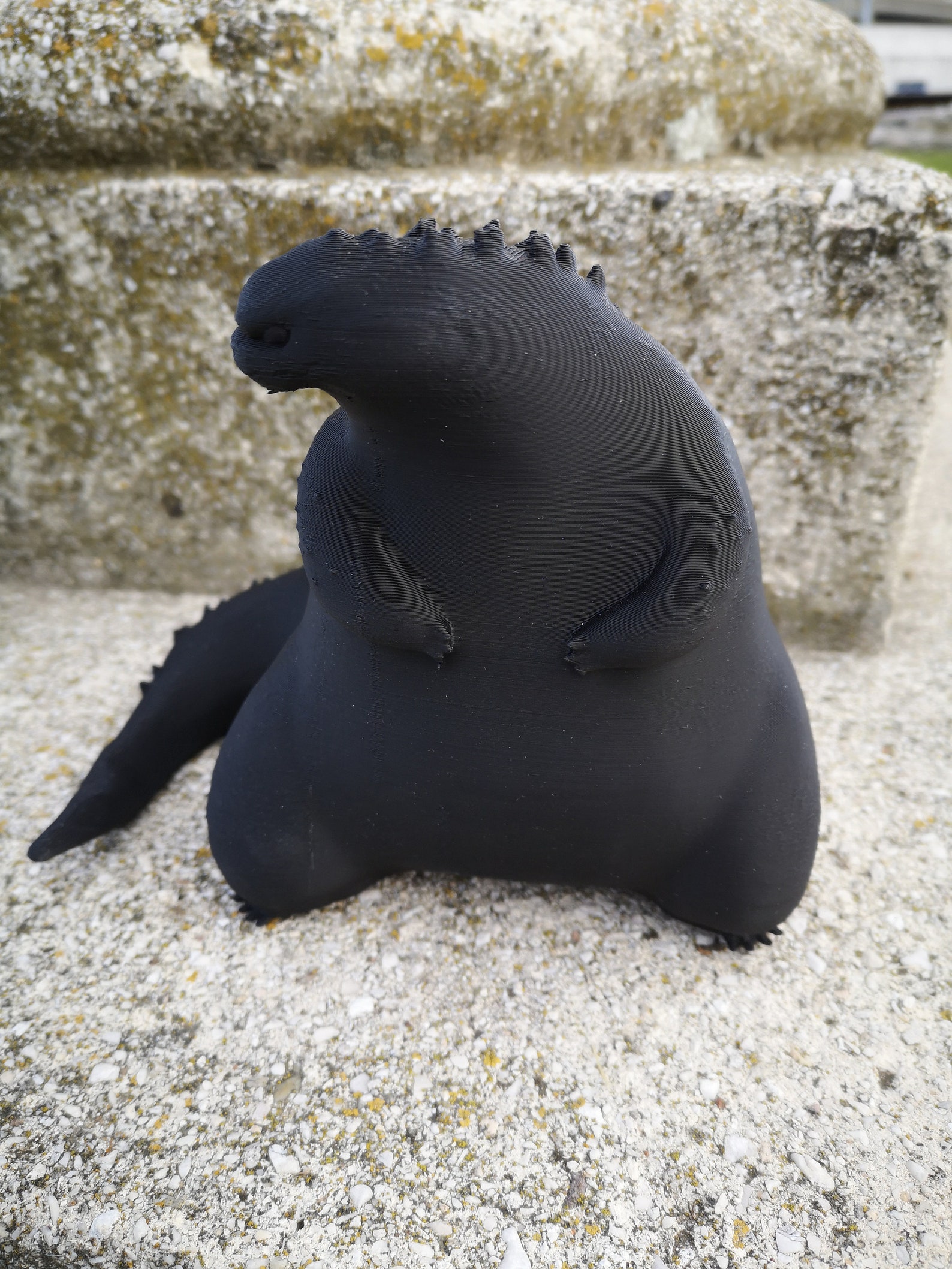 Cute Fat Godzilla - Etsy