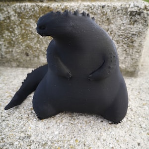 Cute Fat Godzilla - Etsy