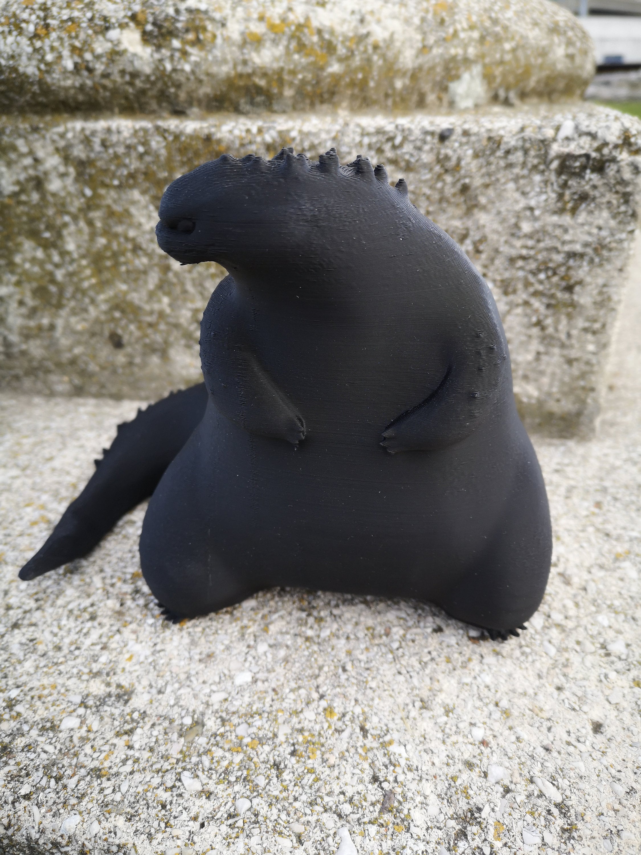 Cute Fat Godzilla - Etsy