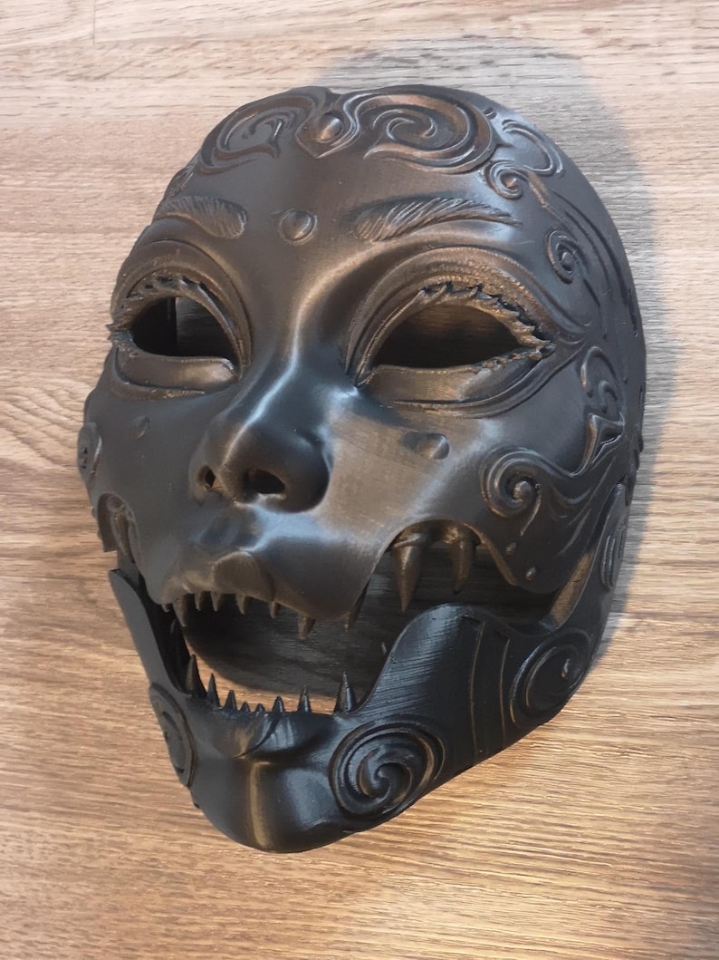 Geisha Mask, Movable Jaw Japanese Mask - Etsy