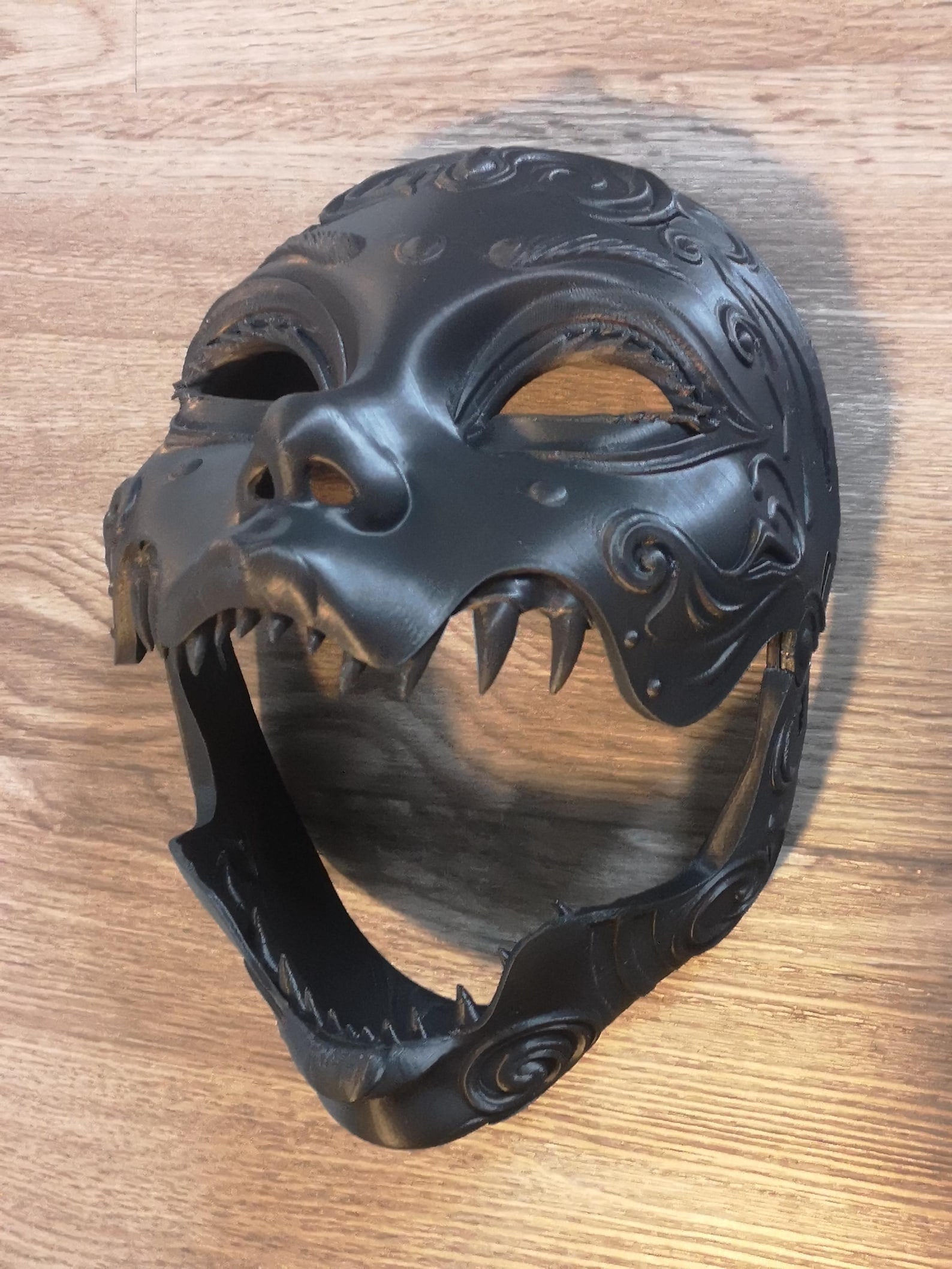 Geisha Mask, Movable Jaw Japanese Mask - Etsy