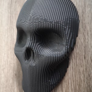 Sliced Skull Wall Decor, Modern Skull Statue - Etsy