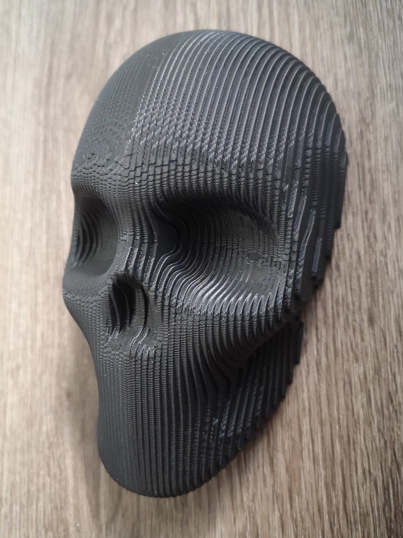 Sliced Skull Wall Decor, Modern Skull Statue - Etsy