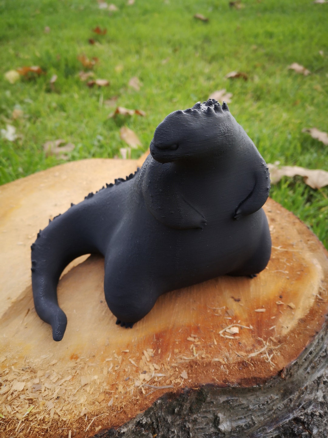 Cute Fat Godzilla - Etsy UK