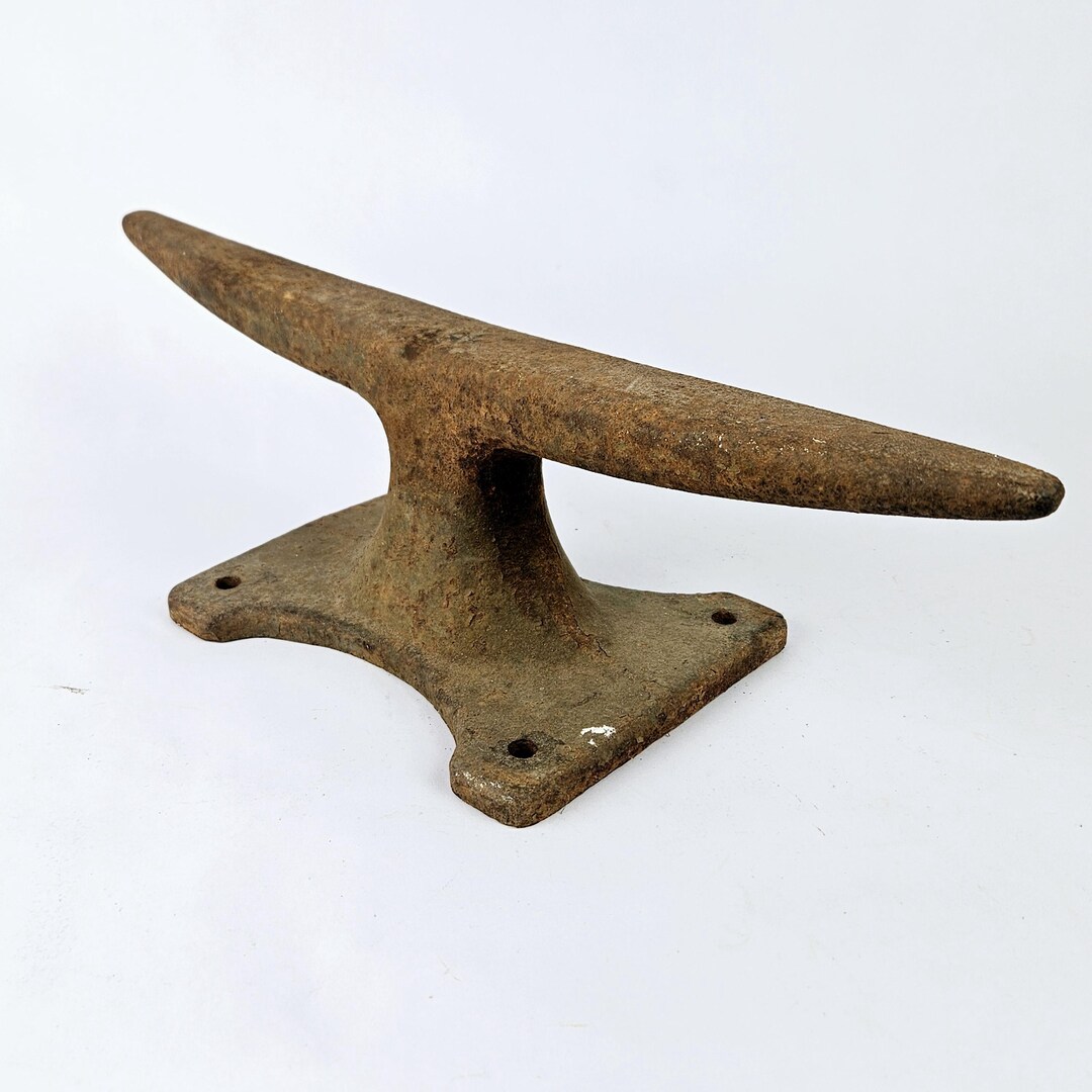 Large 15" Cast Iron Ships Cleat / Door Stop - Etsy