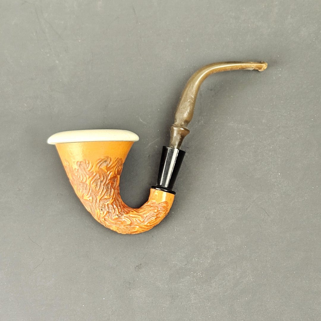 Vintage Decorated Gourd Calabash Tobacco Smoking Pipe - Etsy